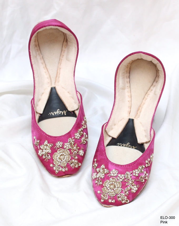 ELO-300 PINK (MINOR FAULT) – Mojari by Shalimar Shoes